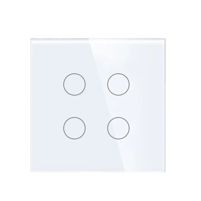 BOLT Smart Switch 4 Gang Touch WiFi – White/Black/Gold – Bolt Smart