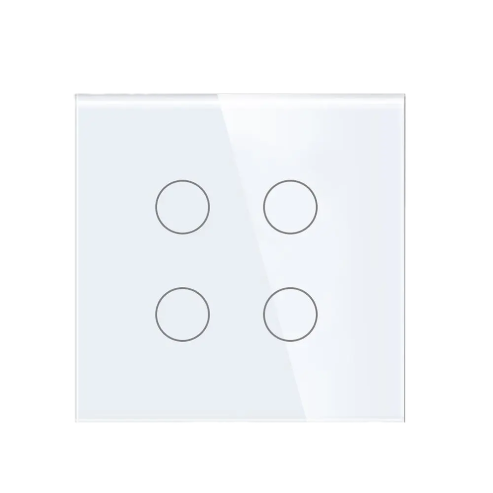 BOLT Smart Switch 4 Gang Touch WiFi – White/Black/Gold – Bolt Smart